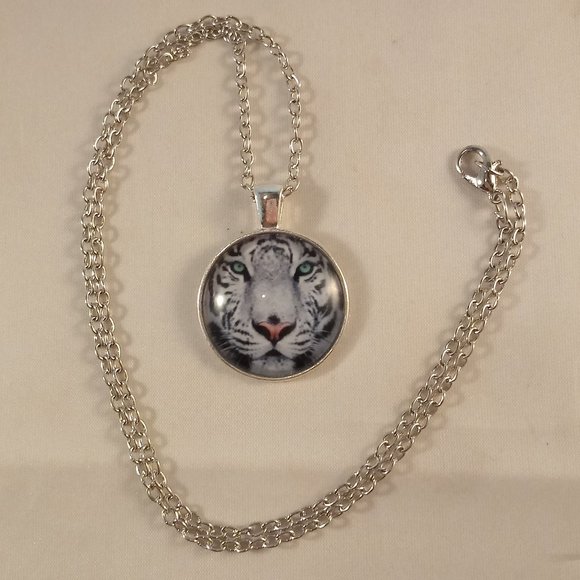 Kristy's Jewels | Accessories | Mens Silver Mystical White Tiger ...